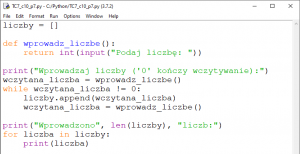 Temat C7. Stosowanie instrukcji iteracyjnych w językach C++ i Python ...