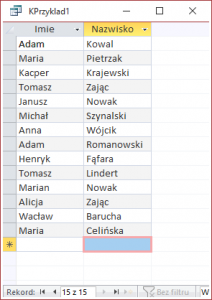 Temat B4. Wybrane metody tworzenia kwerend z wykorzystaniem języka SQL ...