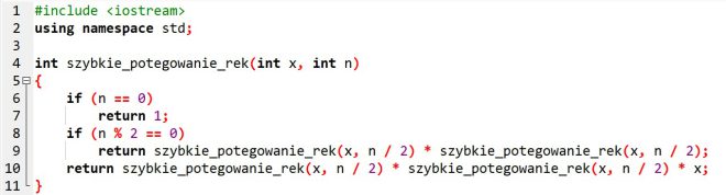 Rekurencyjna realizacja algorytmu Euklidesa i algorytmu szybkiego ...