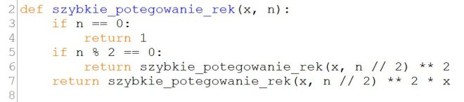 Rekurencyjna realizacja algorytmu Euklidesa i algorytmu szybkiego ...