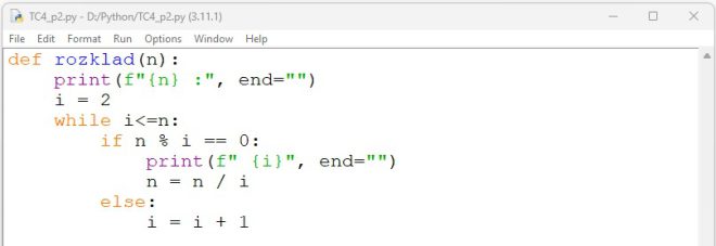 Sito Eratostenesa i rozkład liczby na czynniki pierwsze – realizacja w ...