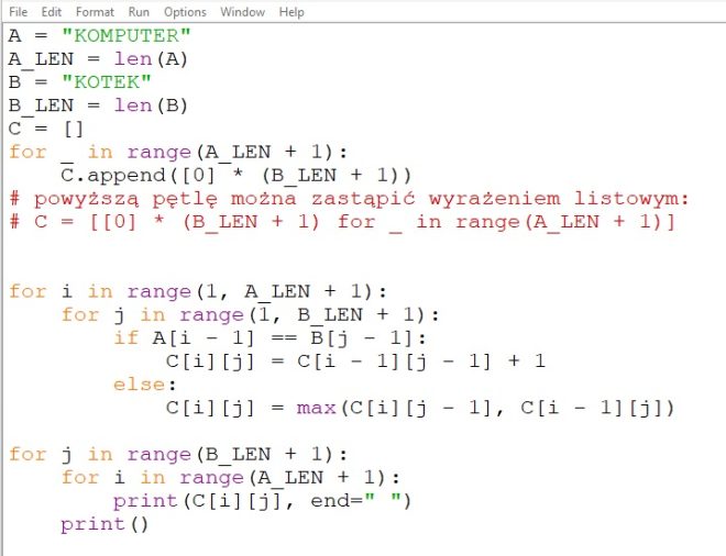 Stosowanie programowania dynamicznego i grafów do rozwiązywania ...